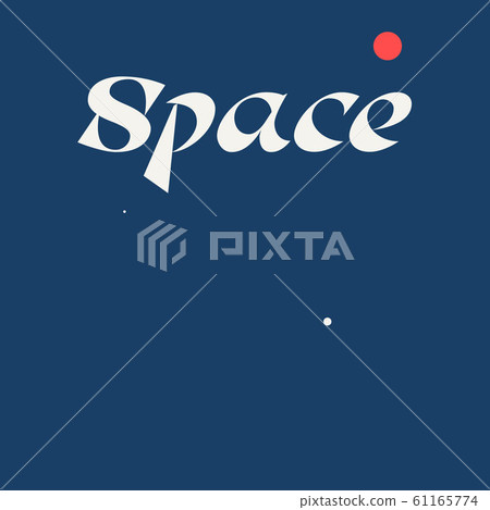 Space lettering for poster - Stock Illustration [61165774] - PIXTA