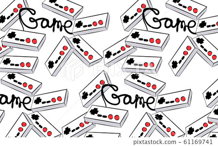 A pattern of old white retro vintage antique - Stock Illustration ...