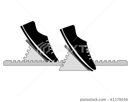 Start sprinter runner icon - Stock Illustration [61170036] - PIXTA