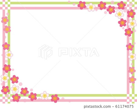 Cherry tree frame - Stock Illustration [61174075] - PIXTA