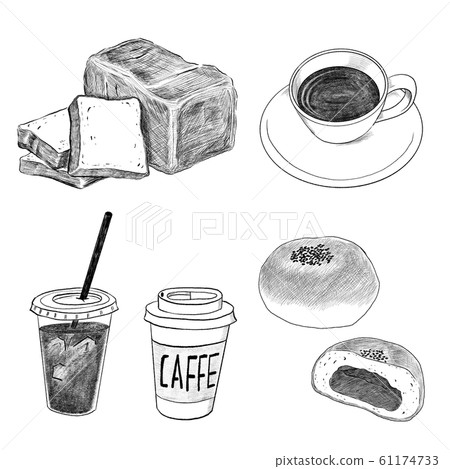 Line drawing morning - Stock Illustration [61174733] - PIXTA