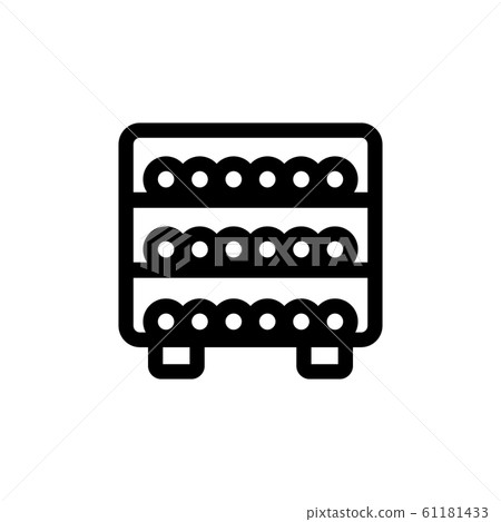storage of wine icon vector. Isolated contour... - Stock Illustration ...