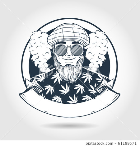 Hand drawn sketch rastaman illustration - Stock Illustration [61189571 ...