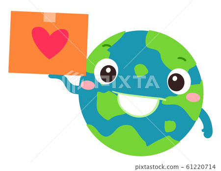 Earth Donation Mascot Global Package Illustration - Stock Illustration ...