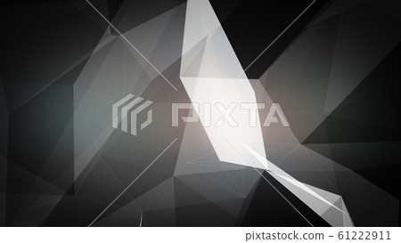 3d illustration of dark grey triangles background. - Stock Illustration ...