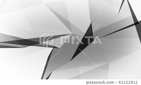 3d illustration of dark grey triangles background. - Stock Illustration ...