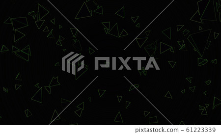 CG triangle wire frame triangular pyramid - Stock Illustration ...