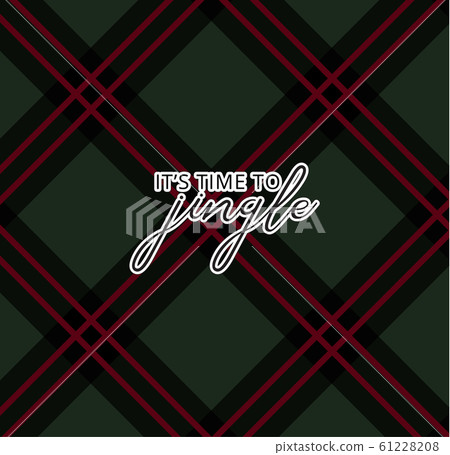 Jingle time quote, hand-drawn typography text... - Stock Illustration ...