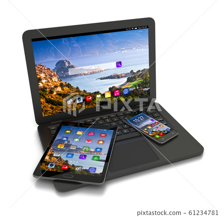 Electronics Devices. Technology Concept - Stock Illustration [61234781 ...