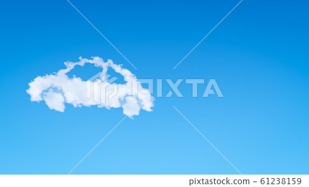 Car Shaped Cloud - Stock Illustration [61238159] - PIXTA