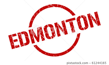 Edmonton stamp. Edmonton grunge round isolated - Stock Illustration ...