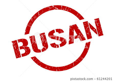 Busan stamp. Busan grunge round isolated sign - Stock Illustration ...
