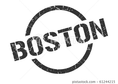 Boston stamp. Boston grunge round isolated sign - Stock Illustration ...