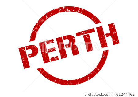 Perth stamp. Perth grunge round isolated sign - Stock Illustration ...