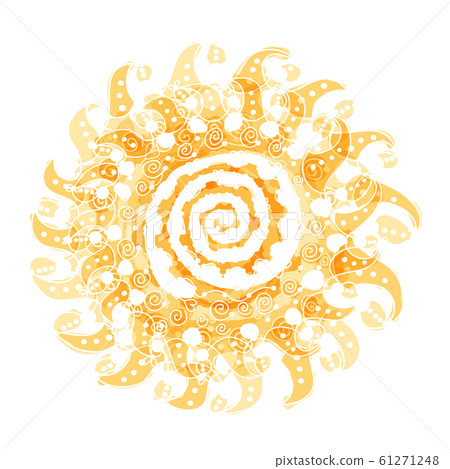 Abstract sun shape for your design - Stock Illustration [61271248] - PIXTA