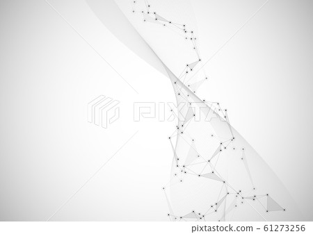 Abstract connection background with lines and... - Stock Illustration ...
