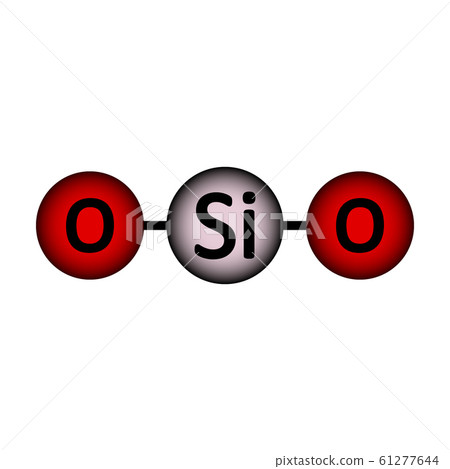 Silica molecule icon. - Stock Illustration [61277644] - PIXTA
