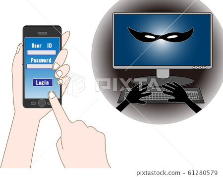 Smartphone crisis management - Stock Illustration [61280579] - PIXTA