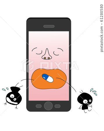 Smartphone crisis management - Stock Illustration [61280580] - PIXTA