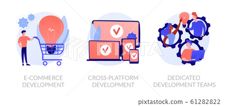 Web development vector concept metaphors - Stock Illustration [61282822 ...