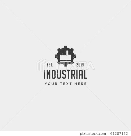 gear factory logo design industrial vector icon - Stock Illustration ...