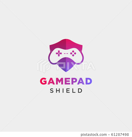 game shield logo design template vector - Stock Illustration [61287498 ...