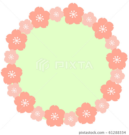 Cherry tree frame - Stock Illustration [61288334] - PIXTA