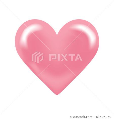 Heart pink design material - Stock Illustration [61303260] - PIXTA