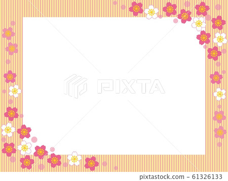 Cherry tree frame - Stock Illustration [61326133] - PIXTA