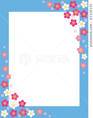 Cherry tree frame - Stock Illustration [61326135] - PIXTA