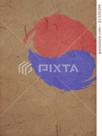 Korean flag pattern painted with brush-插圖素材 [61326399] - PIXTA圖庫
