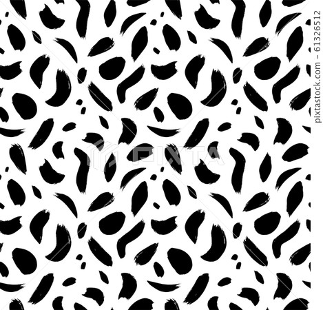 Grunge spots and strokes vector seamless pattern. - Stock Illustration ...