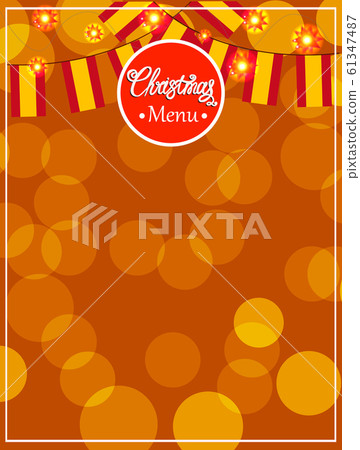 Bright banner festive menu with flags of Spain.... - Stock Illustration ...