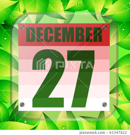 December 27 icon. For planning important day...-插圖素材 [61347822] - PIXTA圖庫