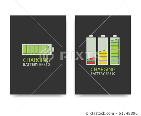 Fully charged battery. - Stock Illustration [61349896] - PIXTA