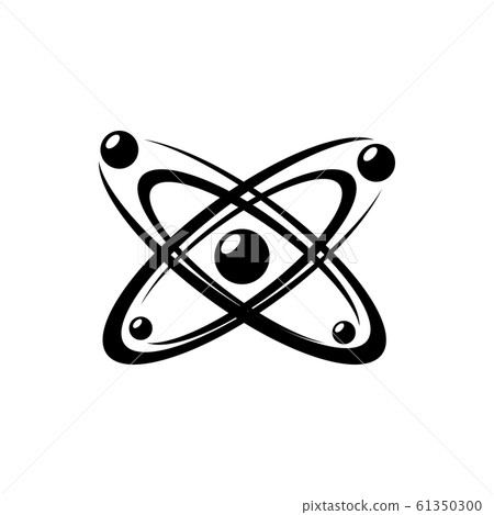 Chaotic movement of atoms and molecules - Stock Illustration [61350300 ...