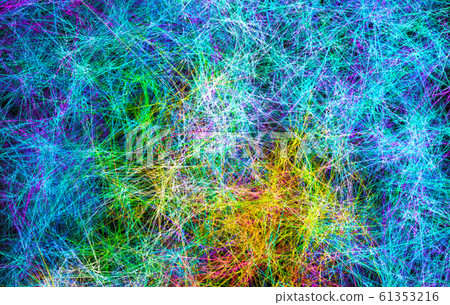 Digital drawing texture. Random paint smears in... - Stock Illustration ...