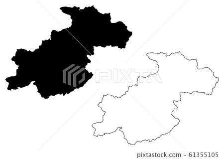 Ghor Province map vector.... - Stock Illustration [61355105] - PIXTA