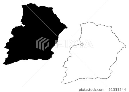 Samangan Province map vector.... - Stock Illustration [61355244] - PIXTA