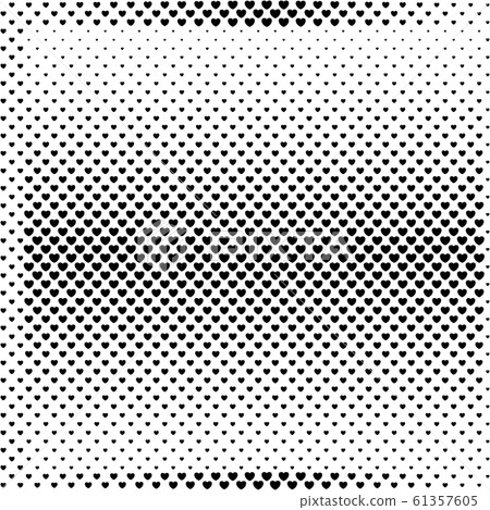 Halftone from small black hearts - Stock Illustration [61357605] - PIXTA