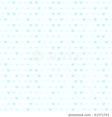 Cyan heart pattern. Seamless vector - Stock Illustration [61371741] - PIXTA