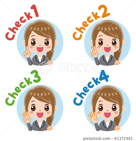 Business woman check - Stock Illustration [61372481] - PIXTA