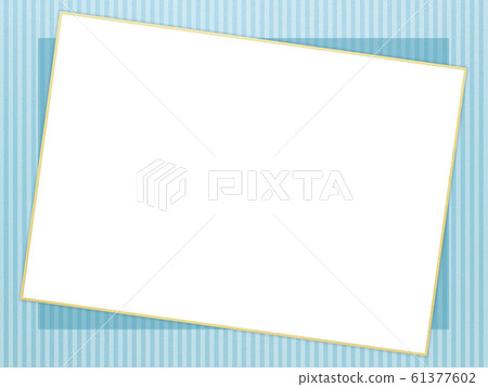 Background-blue-stripes-frame - Stock Illustration [61377602] - PIXTA