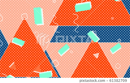 Abstract fun background. Memphis design. Vector - Stock Illustration ...