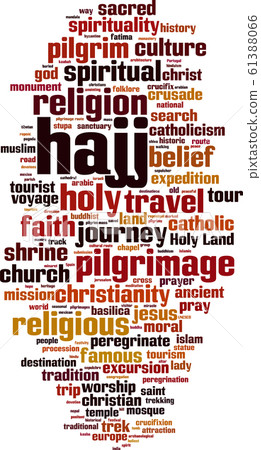 Hajj word cloud - Stock Illustration [61388066] - PIXTA