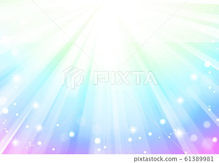 Rainbow radiation - Stock Illustration [61389981] - PIXTA