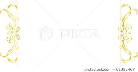 Left and right antique frame modern retro... - Stock Illustration ...