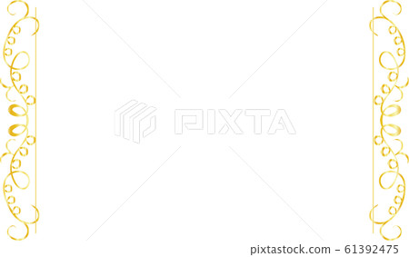 Left and right antique frame modern retro... - Stock Illustration ...