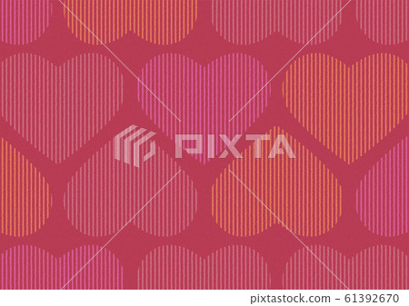 Heart background image (horizontal) - Stock Illustration [61392670] - PIXTA