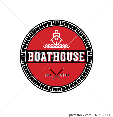 vintage boat house logo Ideas. Inspiration logo - Stock Illustration ...